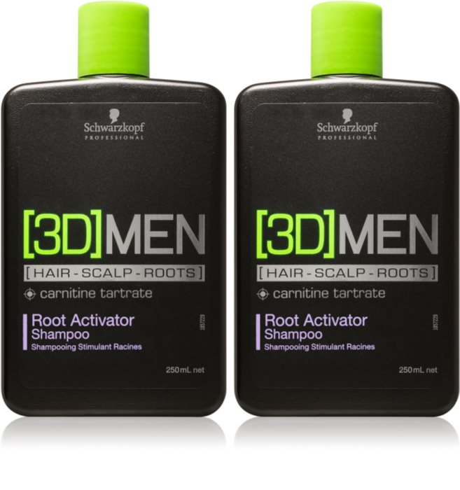 Schwarzkopf Professional [3D] MEN Cosmetic Set (For Thinning Hair) for ...